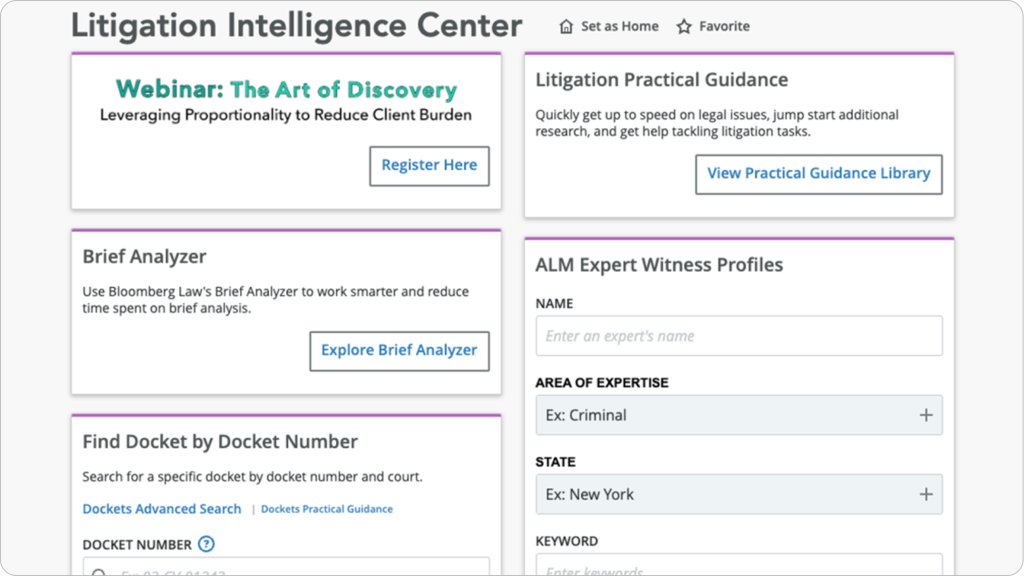 Legal software solution with news, tools, and research - Bloomberg Law