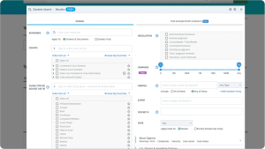 Full court docket search powered by AI