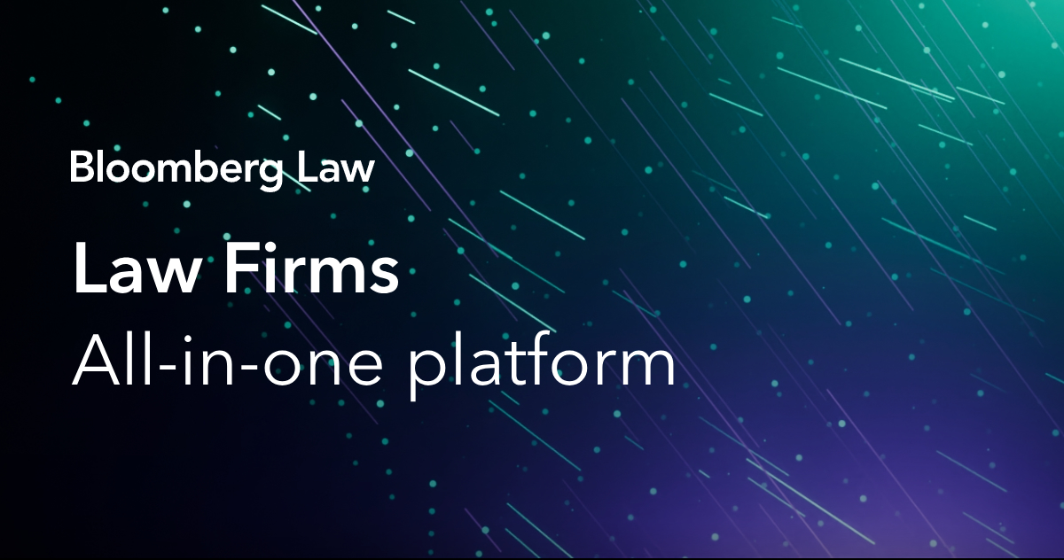 Law firm software with research and AI-powered tools - Bloomberg Law
