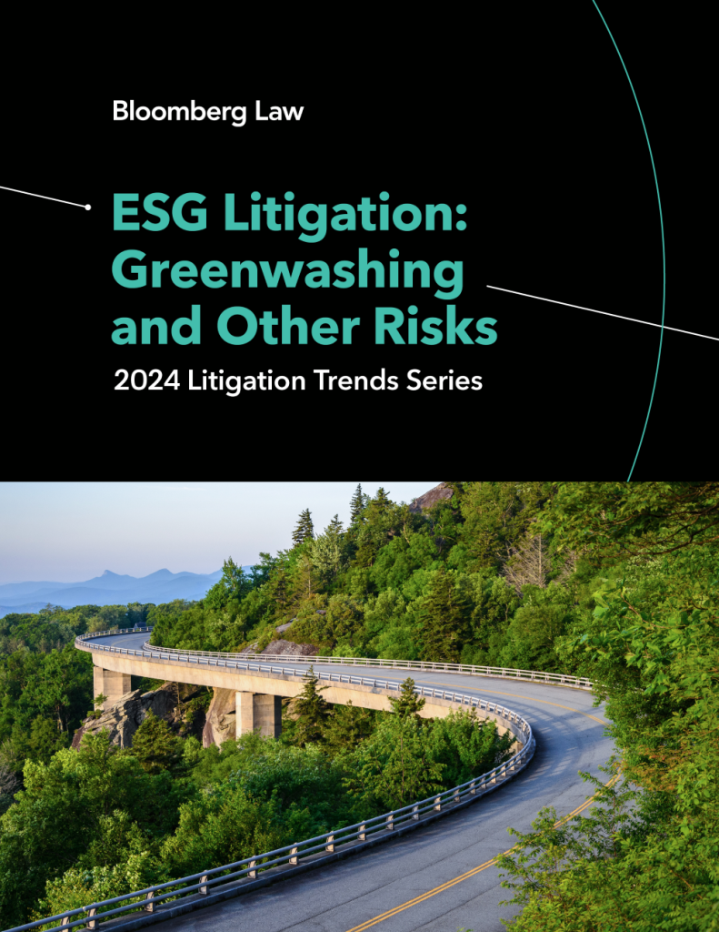 2024 report analyzing ESG litigation statistics and trends - Bloomberg Law