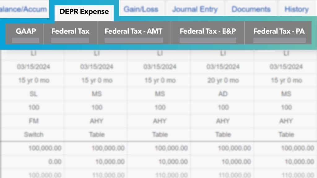 Bloomberg Tax Fixed Assets software for tax depreciation calcs ...