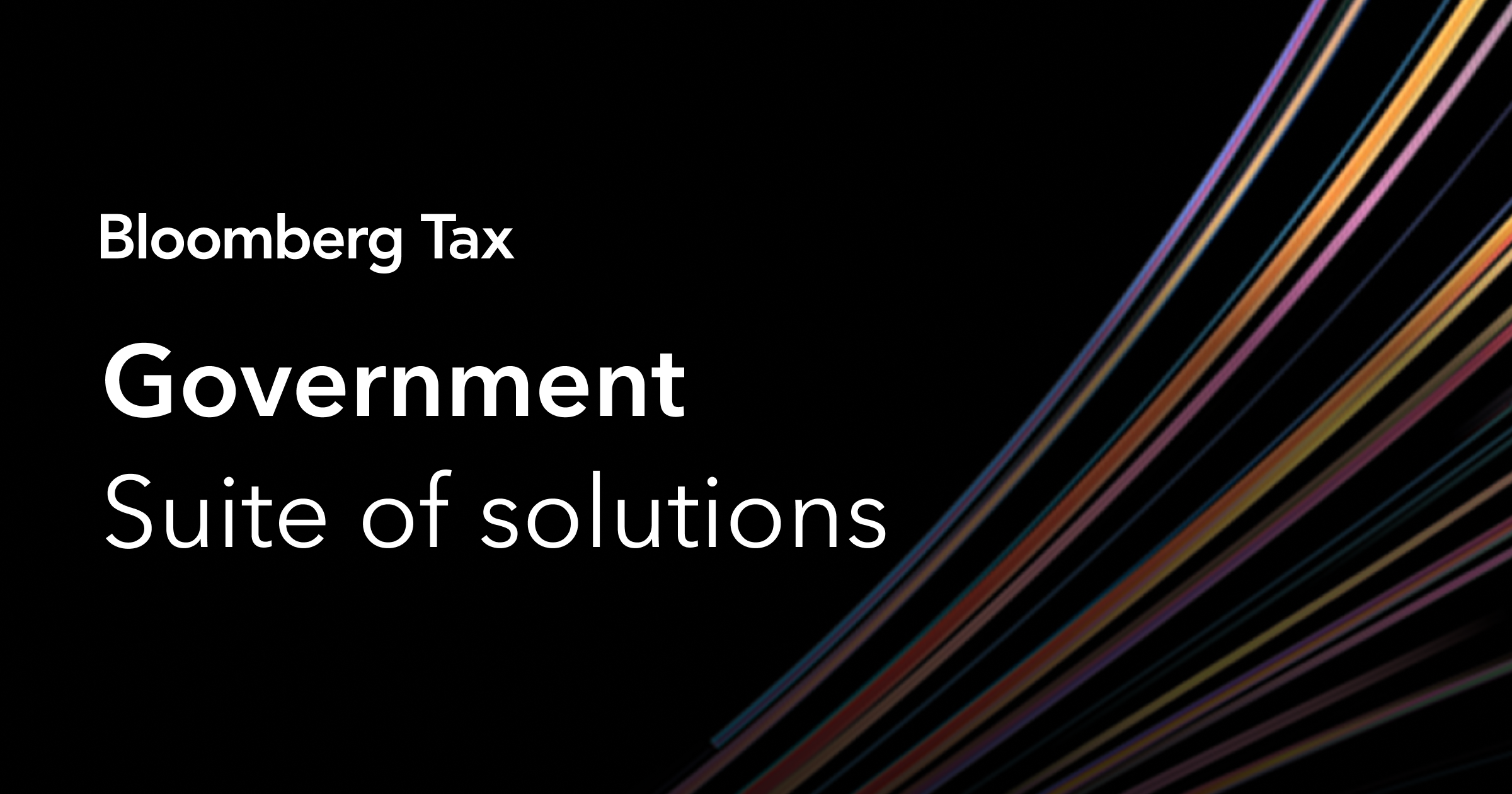 Tax solutions for government agencies and policy teams