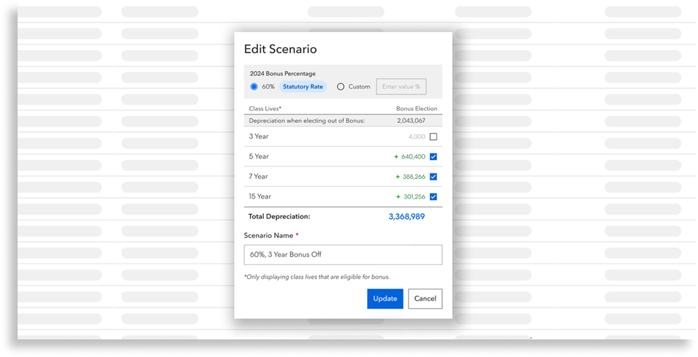 Tax Depreciation Modeling - Bloomberg Tax