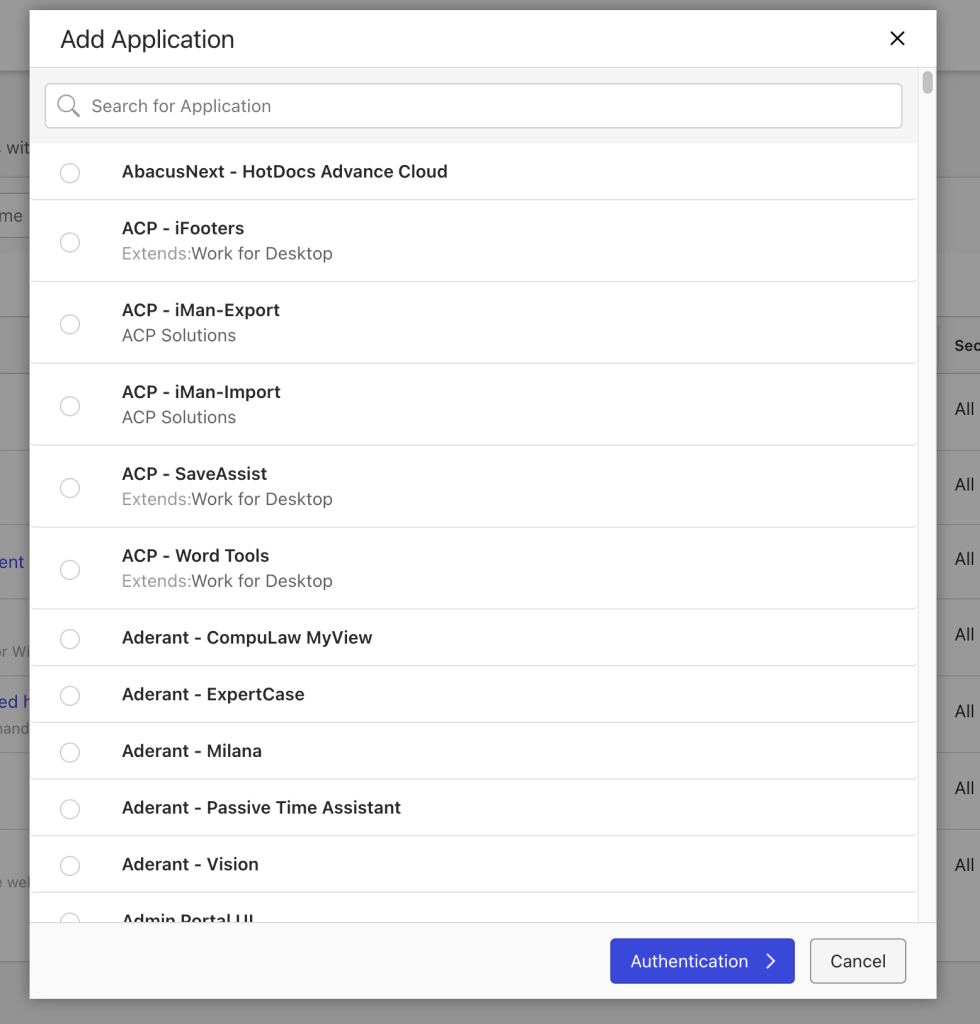 Configuring the iManage Integration - Dashboard Legal Help
