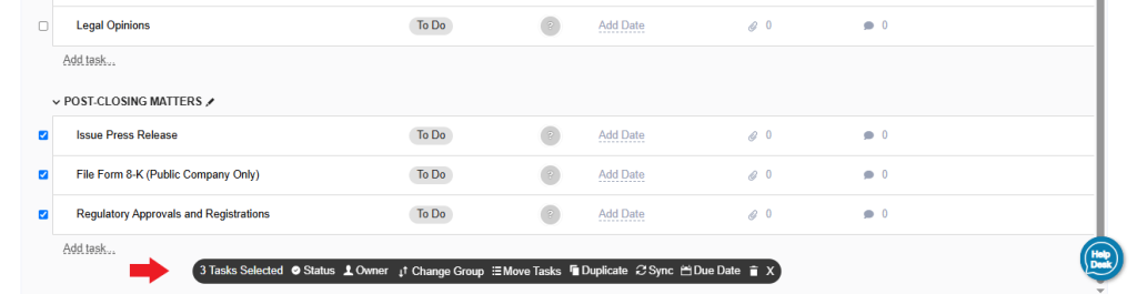 Configure and Customize Checklists - Dashboard Legal Help