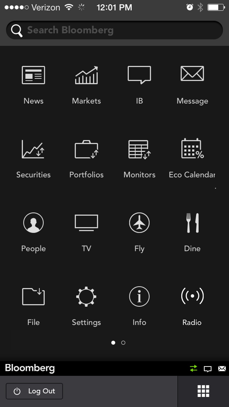 Evolution of a mobile menu - Bloomberg UX