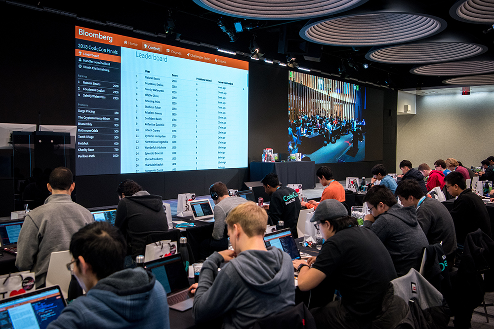 Bloomberg CodeCon: Hundreds of Students, 8 Problems, and the Originator ...