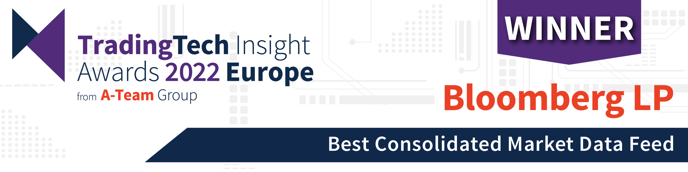 Bloomberg Takes Home Two Trading Tech Insight Awards for Market Data ...