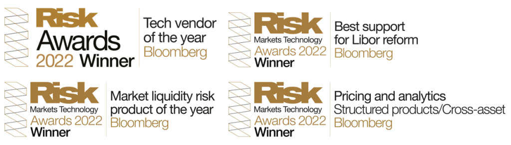 Bloomberg Named Technology Vendor of the Year at the 2022 Risk Awards ...