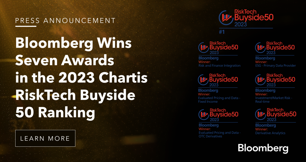 Bloomberg Ranks #1 in 2023 Chartis RiskTech Buyside 50 Report | Press | Bloomberg LP
