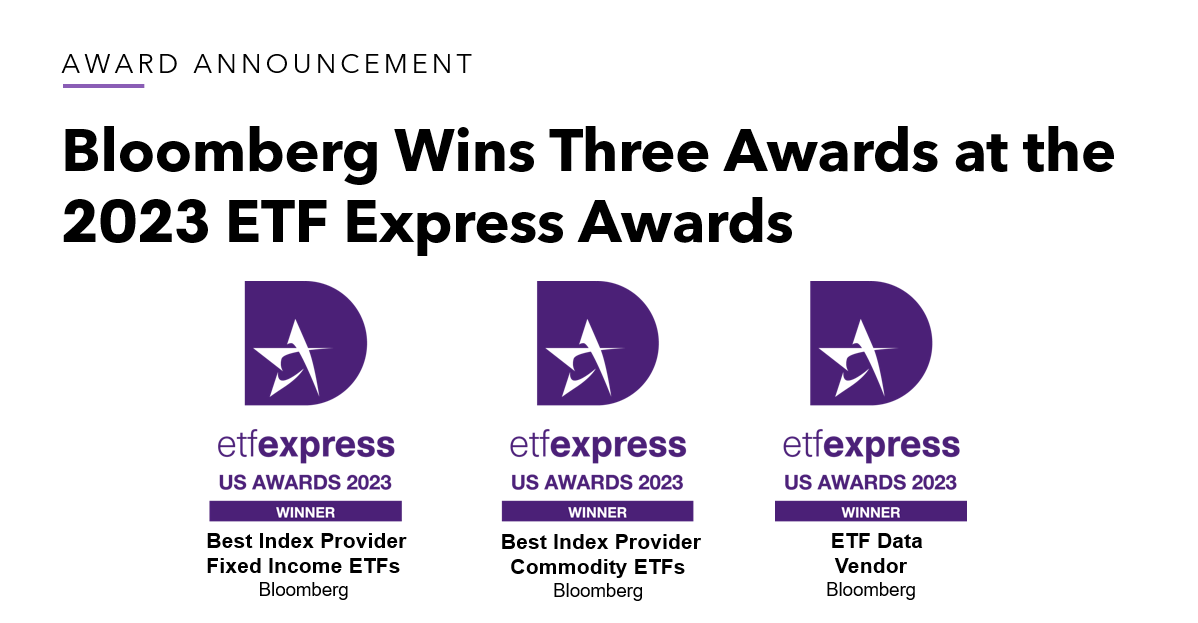 Bloomberg Wins Best Index Provider and Data Vendor at the ETF Express US ETF Awards 2023 | Press ...