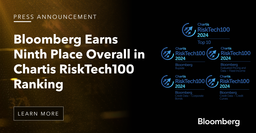 Bloomberg Earns Ninth Place Overall in Chartis RiskTech100 Ranking | Press | Bloomberg LP
