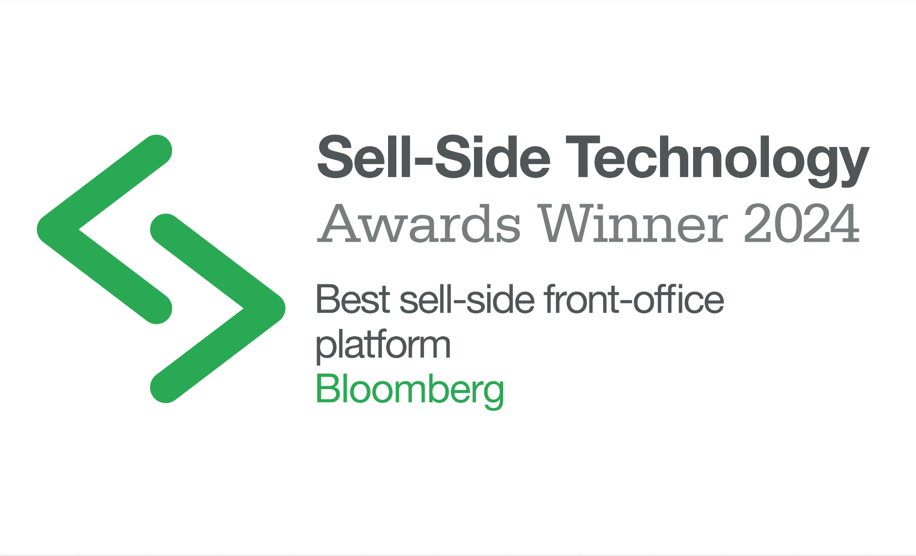 Bloomberg Wins Best Sell-Side Front-Office Platform for Second ...