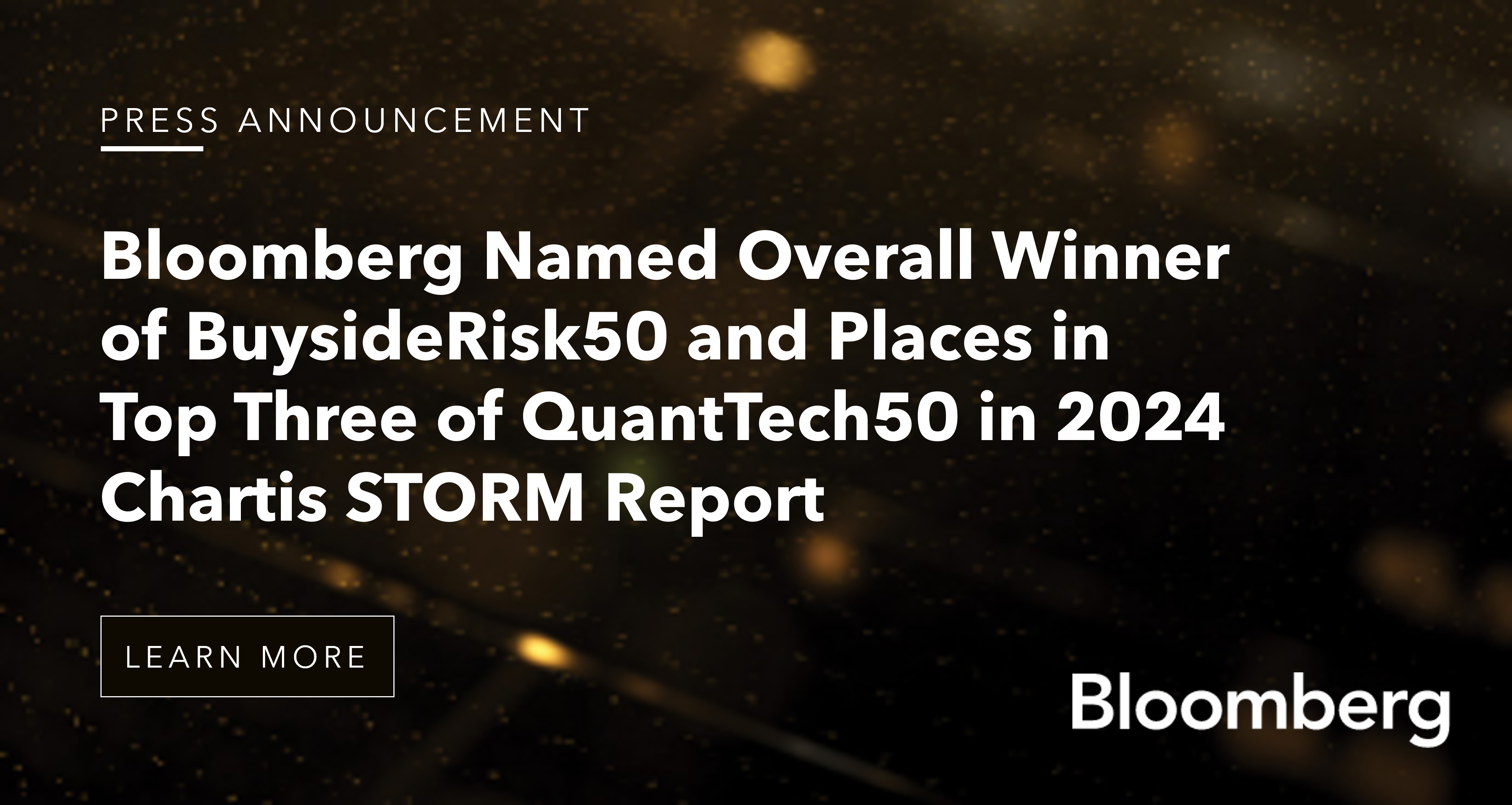 Bloomberg Named Overall Winner of BuysideRisk50 and Places in Top Three ...