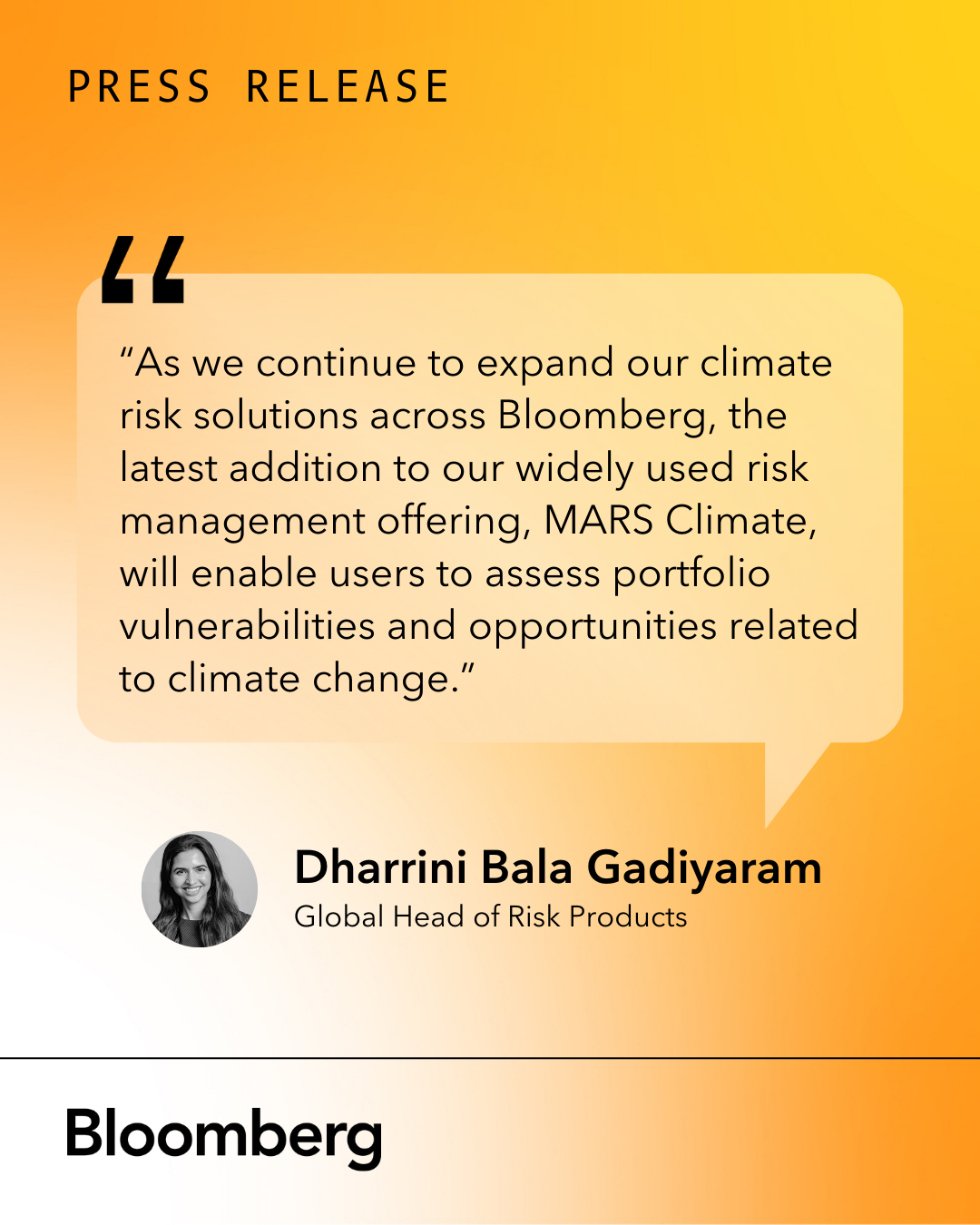 Bloomberg Launches Climate Risk Management Solution To Help Investors ...