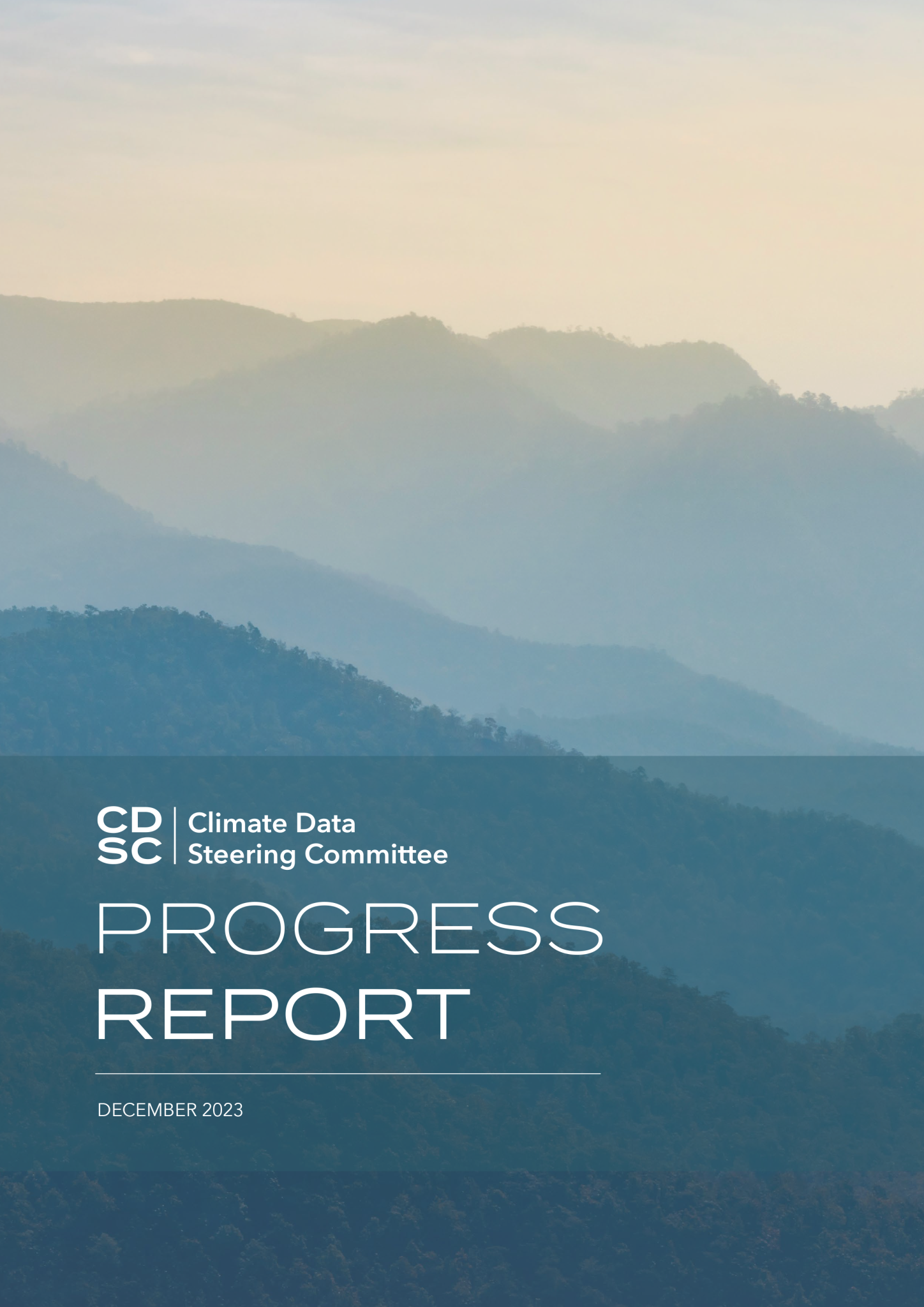 Climate Data Steering Committee - CDSC