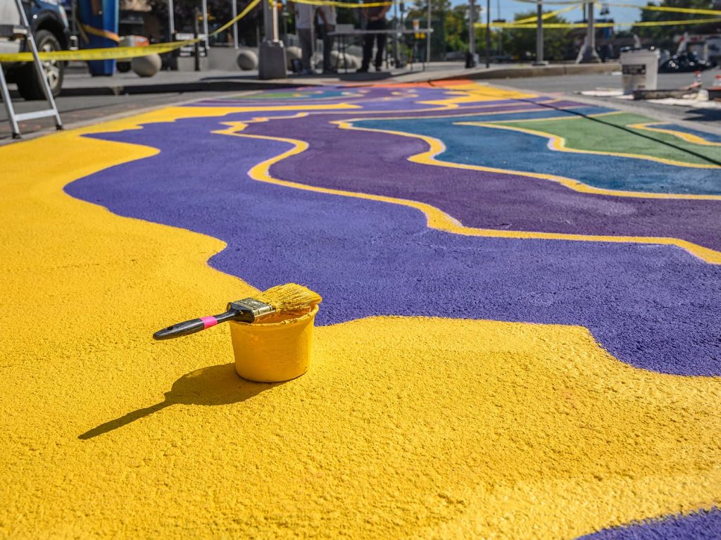Asphalt Paving Artwork