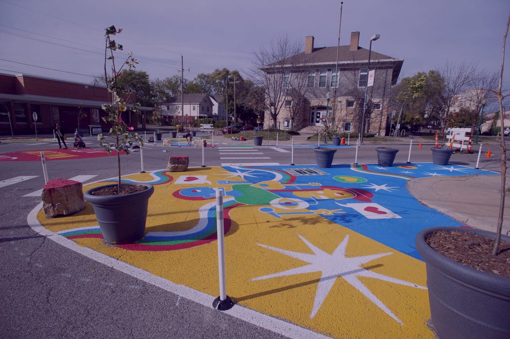 Using art to make a safer intersection | Asphalt Art