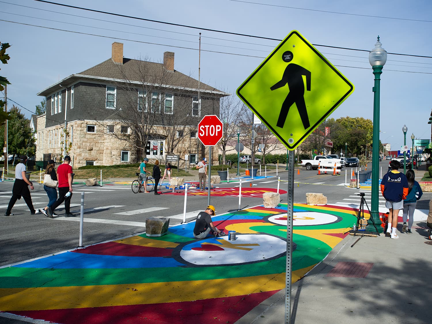 Using art to make a safer intersection | Asphalt Art