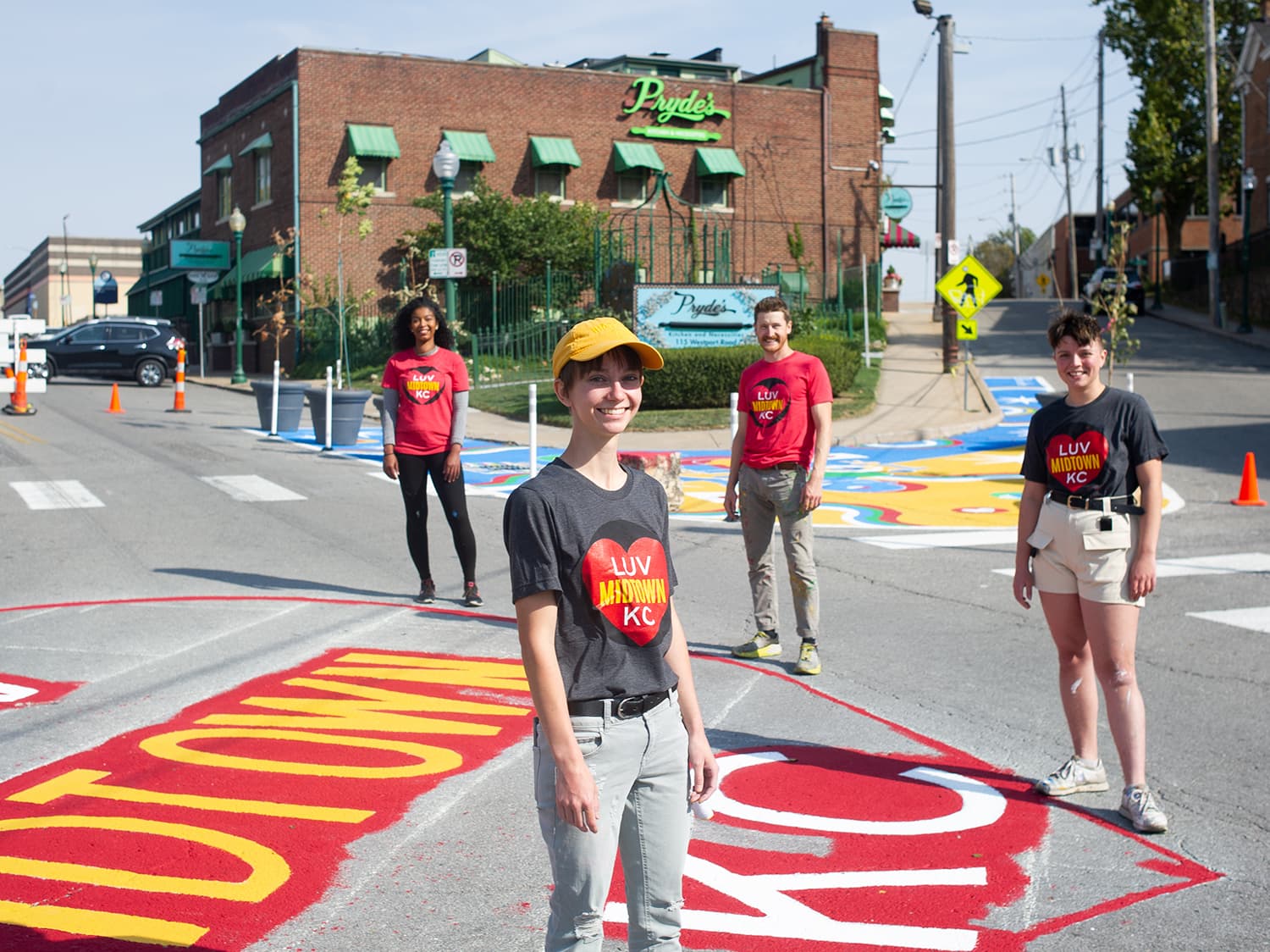Using art to make a safer intersection | Asphalt Art
