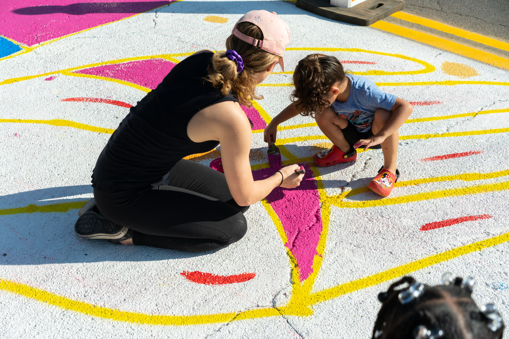 Painting a safer and more joyful gateway to downtown | Asphalt Art