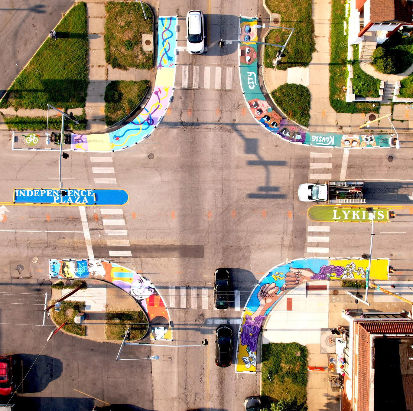 Enhancing Vision Zero safety improvements with art | Asphalt Art