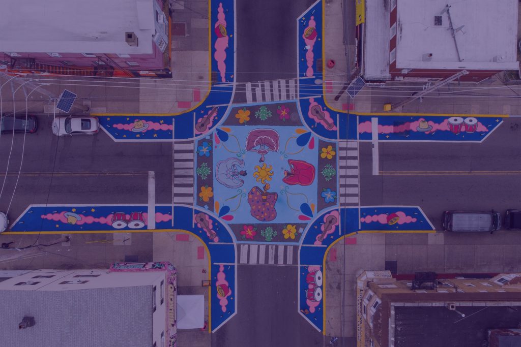 Improving a dangerous intersection with art | Asphalt Art