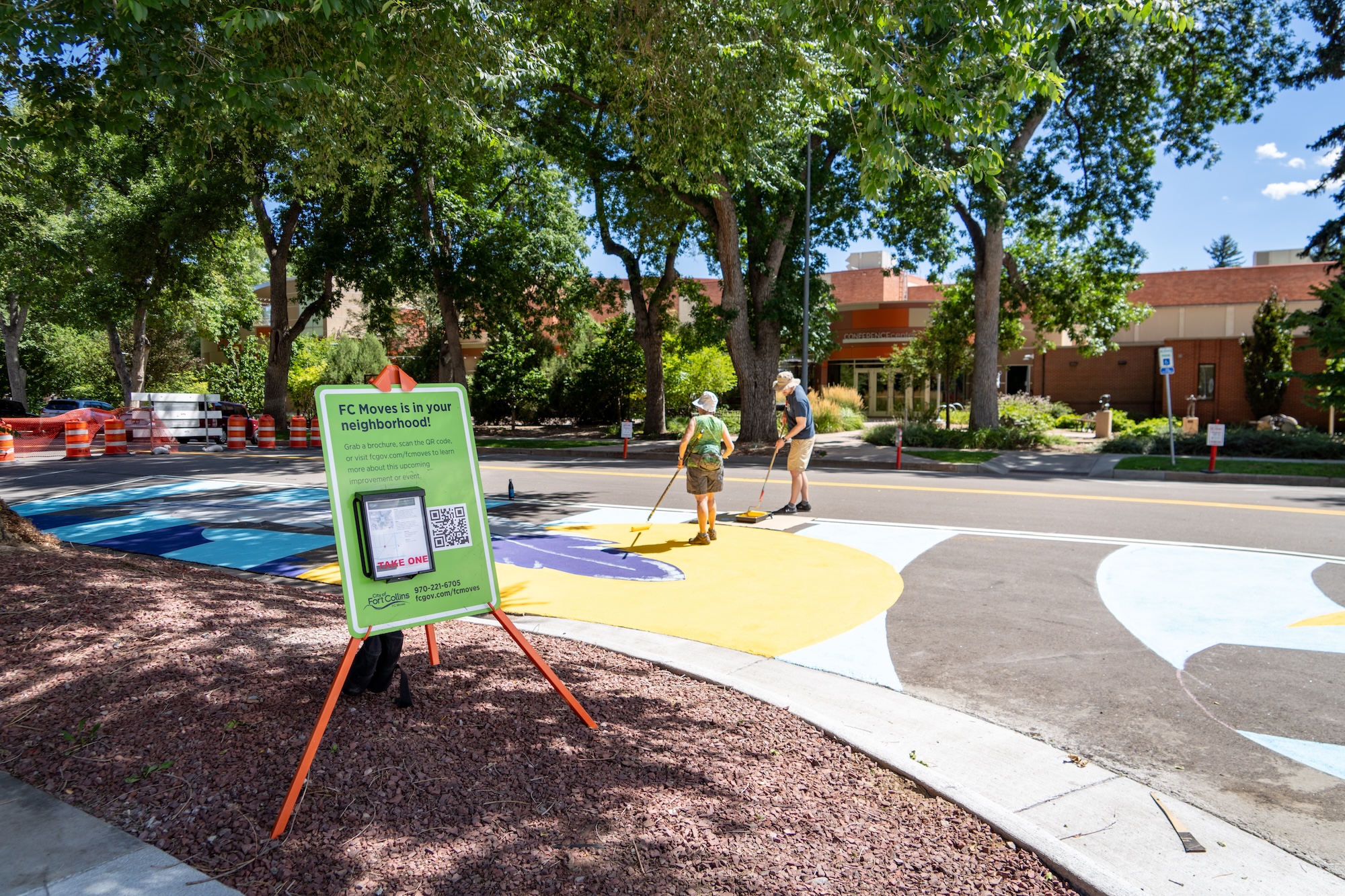 Making a five-point intersection more pedestrian-friendly | Asphalt Art