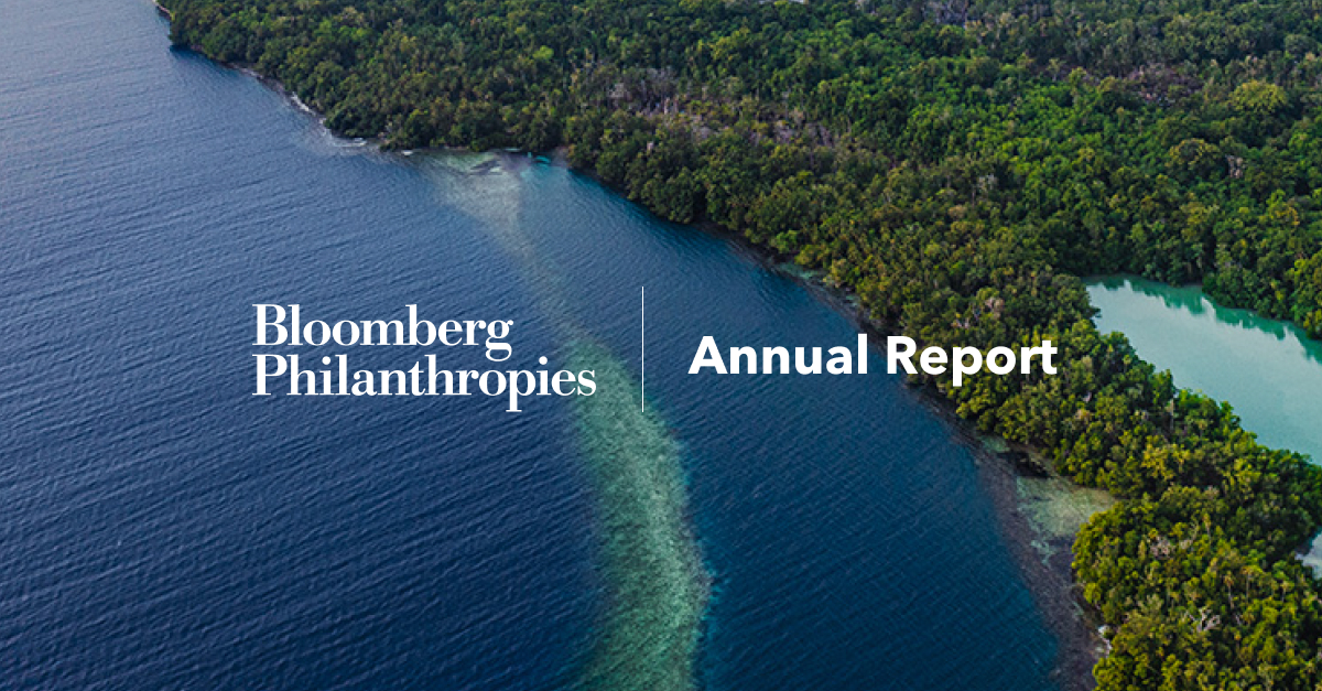 Annual Letter on Philanthropy | Bloomberg Philanthropies