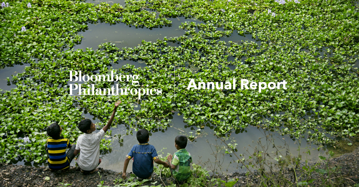 Annual Letter | Bloomberg Philanthropies