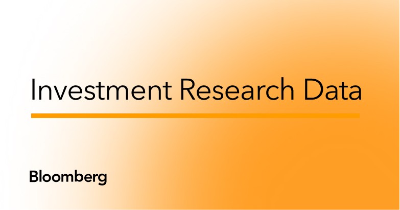 Investment Research Data | Bloomberg Professional Services