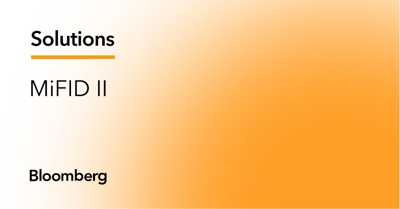 MiFID II | Bloomberg Professional Services