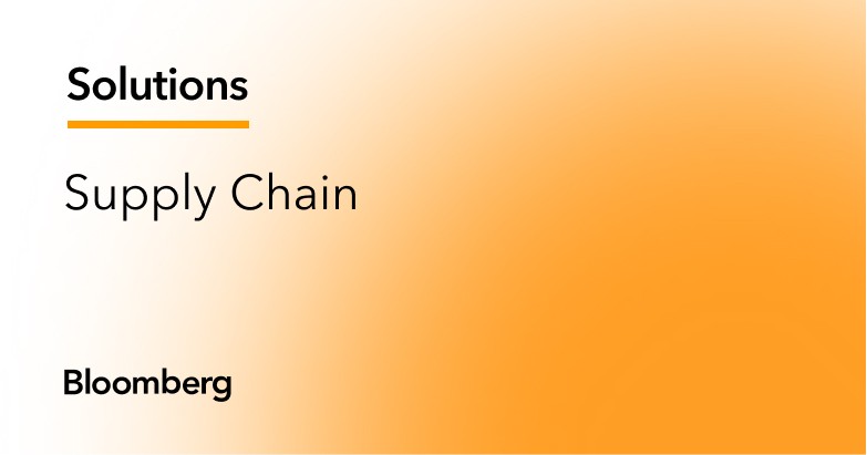 Supply Chain | Bloomberg Professional Services