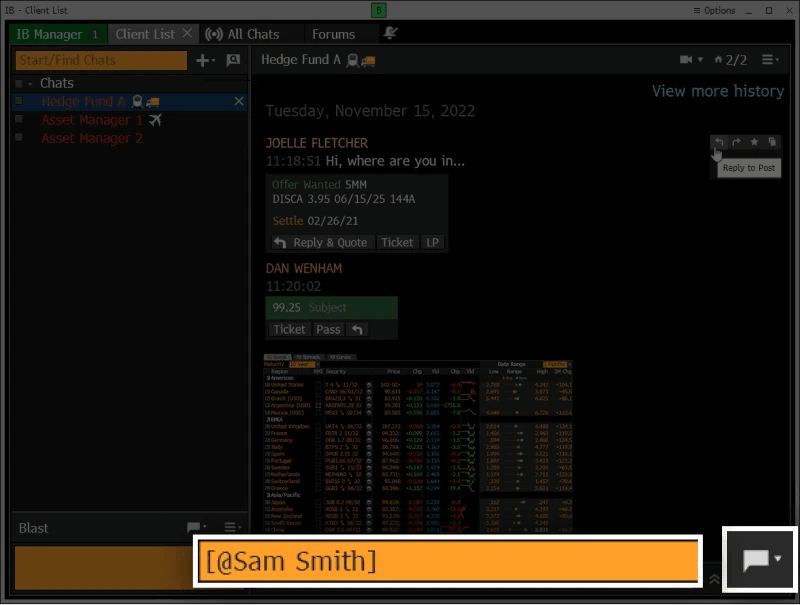 Instant Bloomberg (IB) | Bloomberg Professional Services