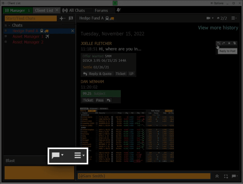 Instant Bloomberg (IB) | Bloomberg Professional Services