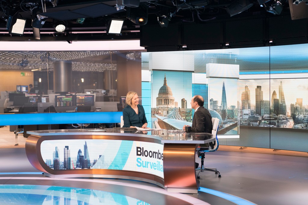 Bloomberg Debuts Hi-Tech New Broadcast Facility in London | Bloomberg Media