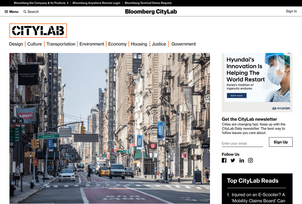 Bloomberg Media Introduces Bloomberg CityLab, a News Brand Dedicated to ...