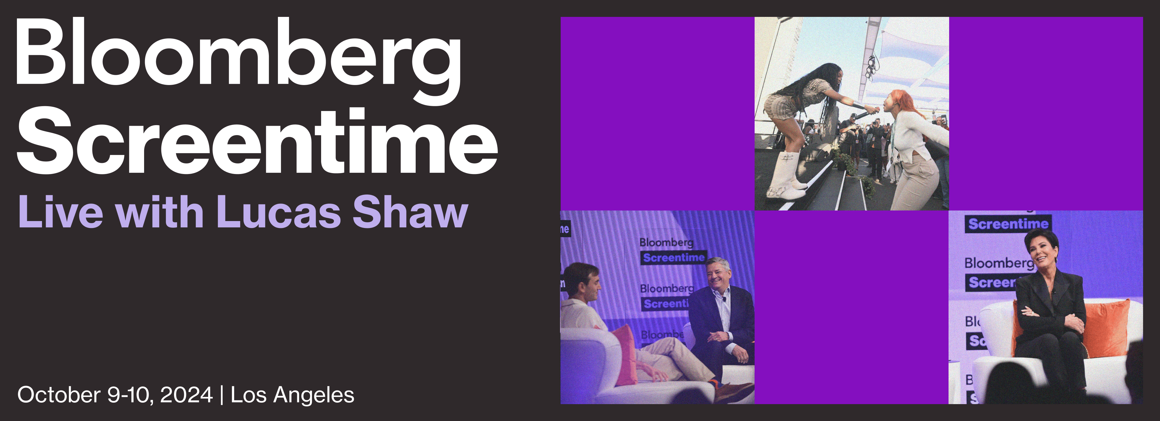 Bloomberg Screentime Returns to Los Angeles this October | Bloomberg Media