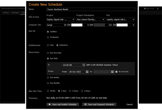 BQuant | Bloomberg Professional Services