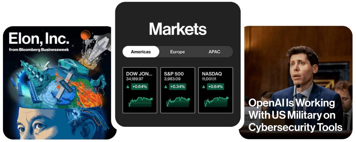 Connect to the dynamic world of global finance | Bloomberg Professional ...