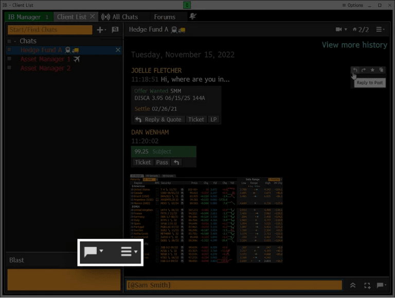 Instant Bloomberg (IB) | Bloomberg Professional Services