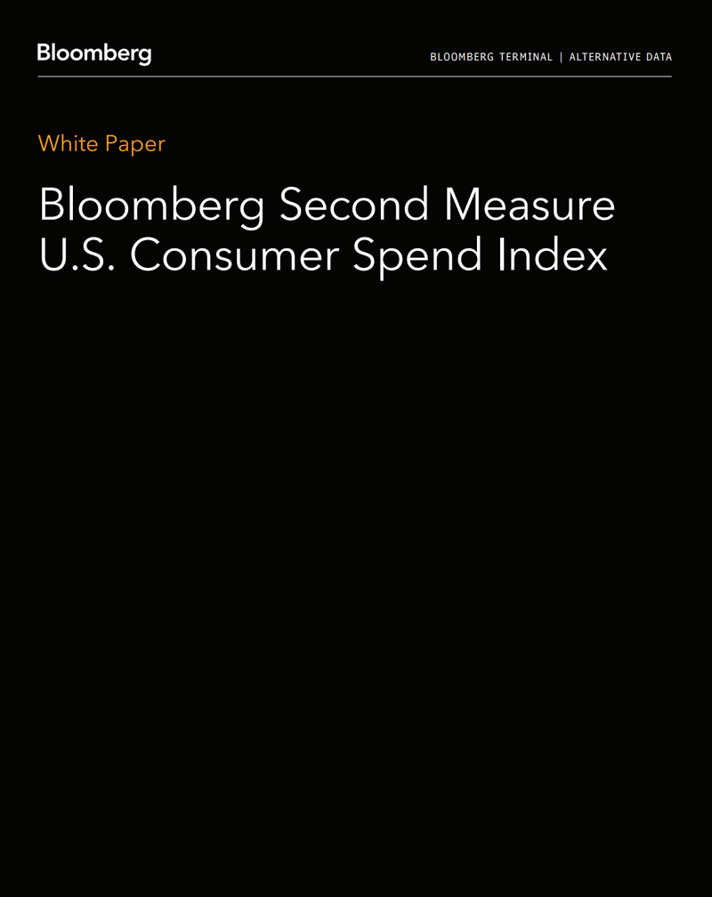 Bloomberg Second Measure US Consumer Spend Index White Paper | Insights ...