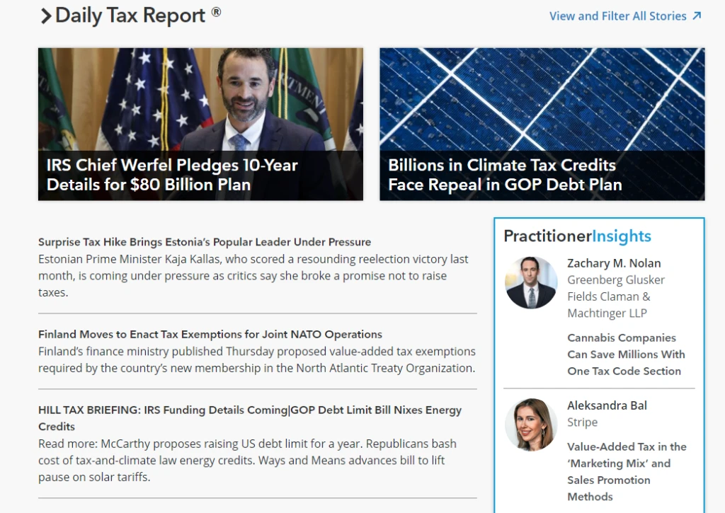 Explore Bloomberg Tax Research - Bloomberg Tax