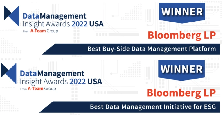Bloomberg Takes Home Two Data Management Insight Awards | Press ...
