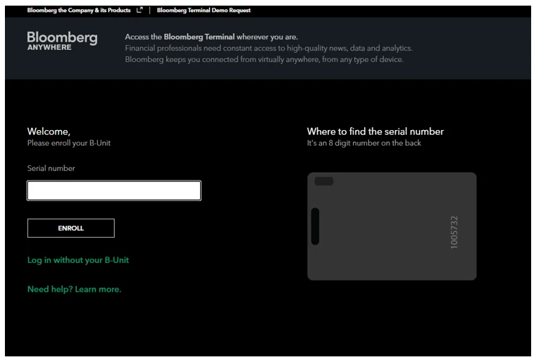 Bloomberg Anywhere Access (BBA) | Bloomberg LP