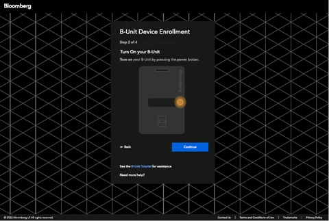 B-UNIT enrollment | Bloomberg LP