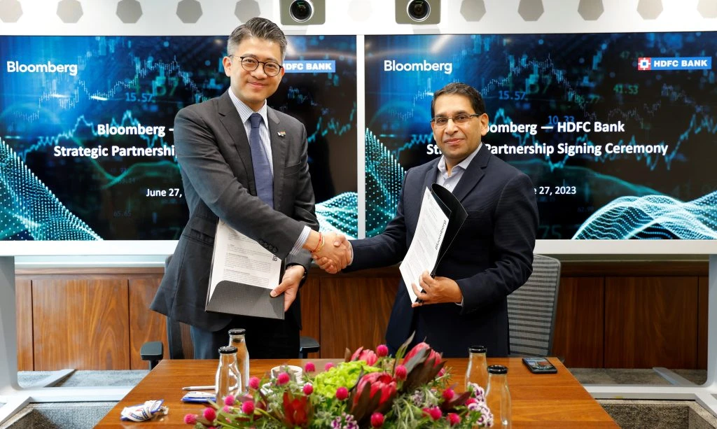 HDFC Bank and Bloomberg Establish Global Strategic Collaboration | Press | Bloomberg LP