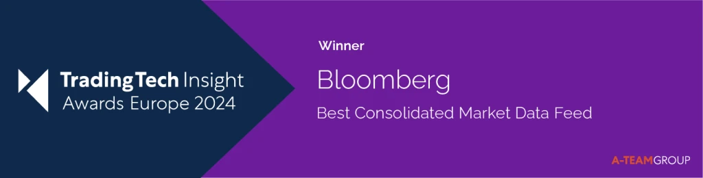 Bloomberg Recognized as Best Consolidated Market Data Feed by A-Team ...