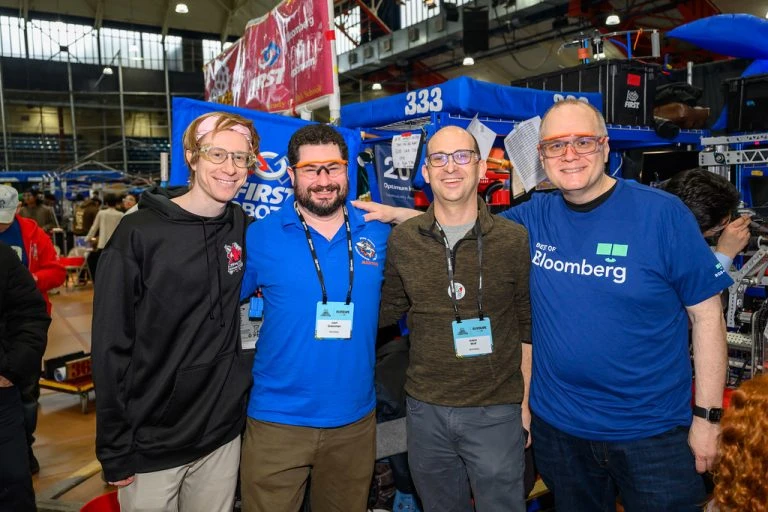 Bloomberg Engineers Help Brooklyn Robotics Reach FIRST Worlds | Bloomberg