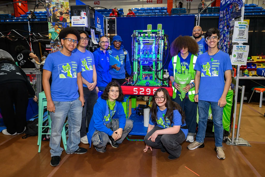 Bloomberg Engineers Help Brooklyn Robotics Reach FIRST Worlds | Bloomberg